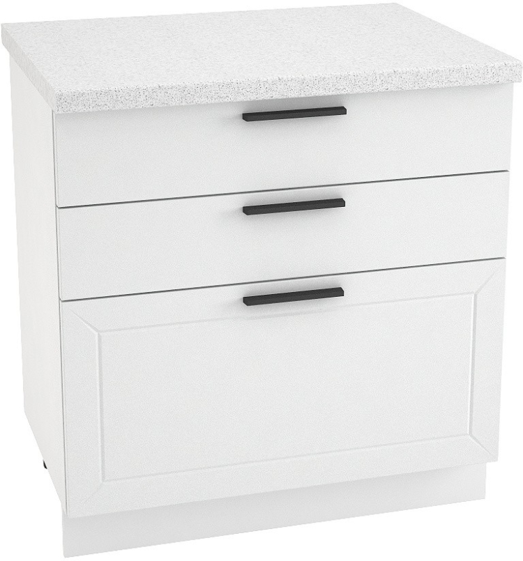 Шкаф нижний 3 ящ ШН3Я 800 Глетчер купить в Симферополе